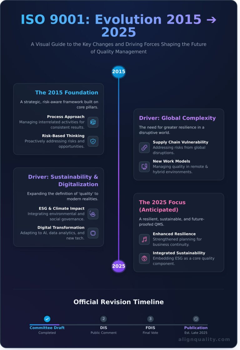 ISO 9001:2015 vs. 2026: A Complete Guide to the Key Changes - Align Quality